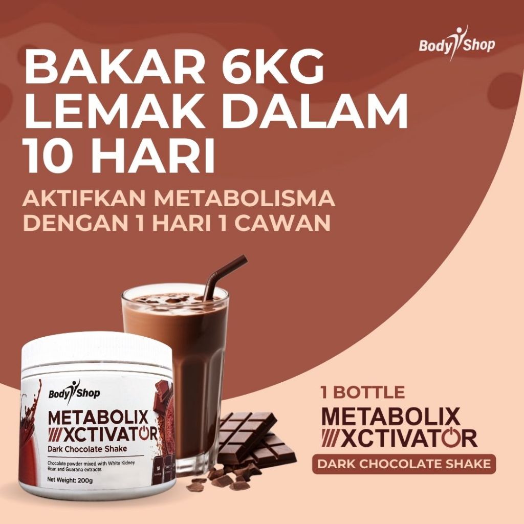 Metabolix Xctivator Aktif Metabolisma 1 Jar | Shopee Malaysia