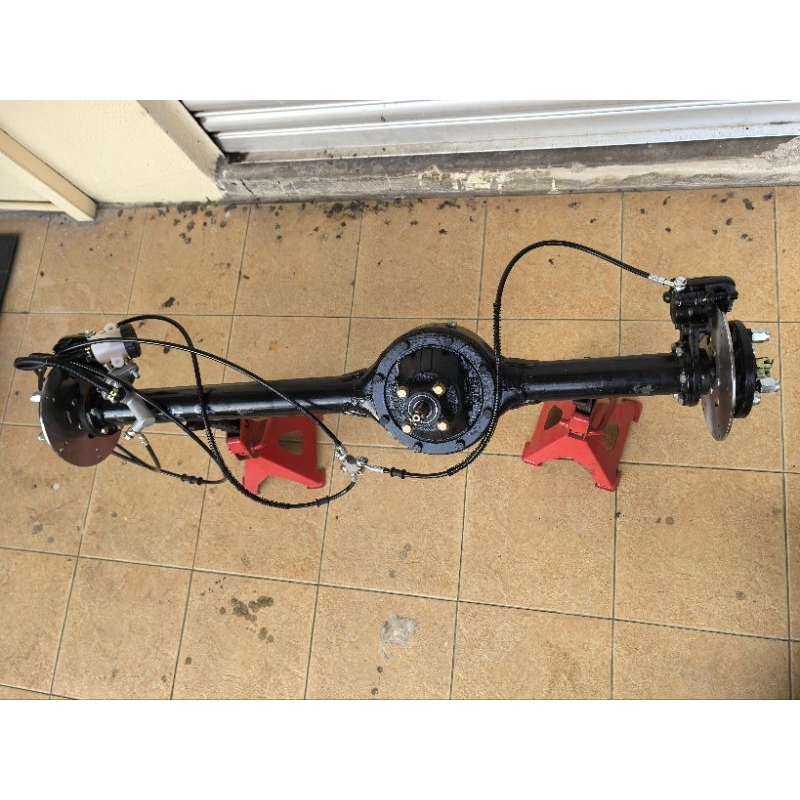 Roda Tiga rear Axle DB 105cm Axle disc brake with brake pump mainpump ...