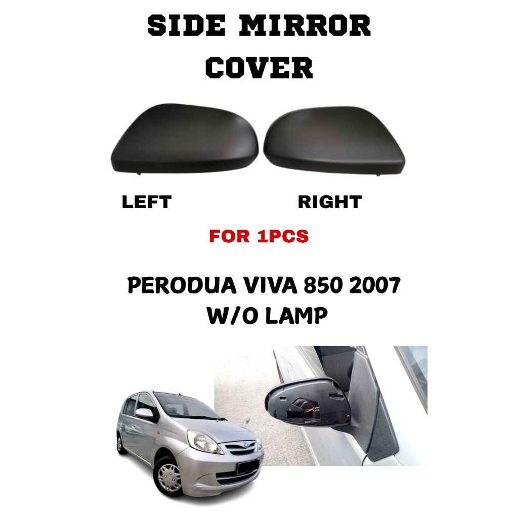 Perodua Viva 850 Side Mirror Cover Rear View W/O Lamp(No Signal Type ...