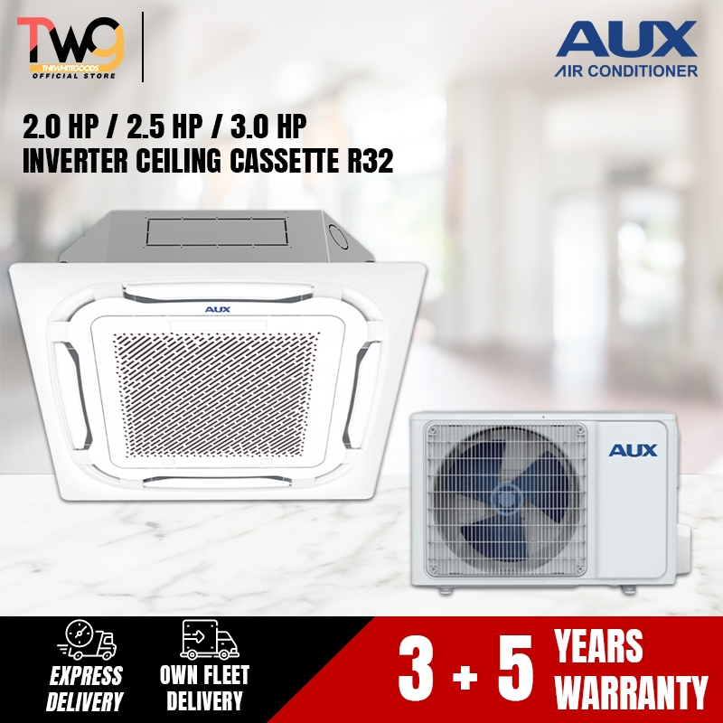 [FREE SHIPPING] AUX R32 INVERTER CEILLING CASSETTE Air Conditional 2HP ...
