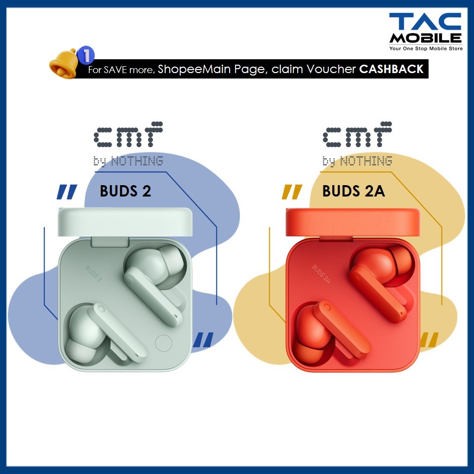(Ready stock to ship) CMF BUDS 2 / CMF BUDS 2A 100% ORIGINAL CMF BY NOTHING | Shopee Malaysia