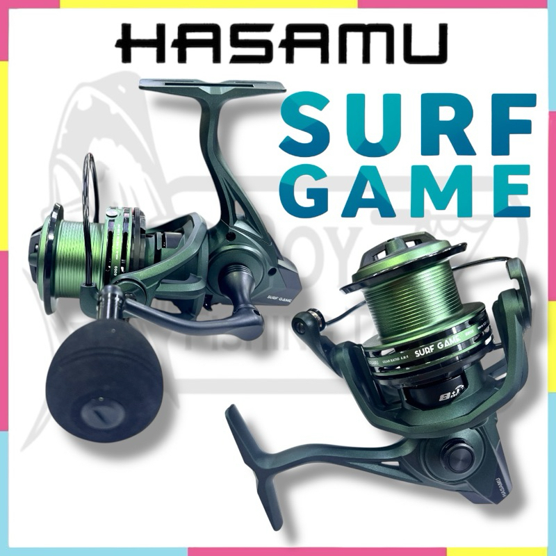 2025 HASAMU SURF GAME 6000 SPINNING REEL MESIN PANTAI FISHING REEL ...