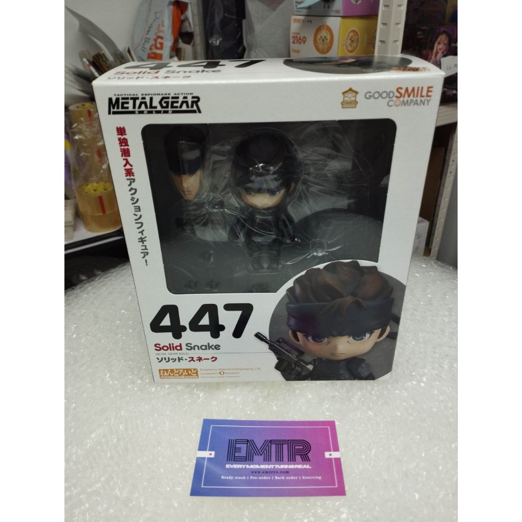 Nendoroid 447 Solid Snake(3rd-run) | Shopee Malaysia