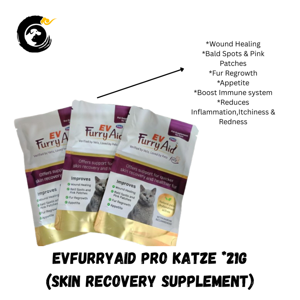 PET SUPPLEMENT | Evfurryaid Pro Katze *21G (Skin, Fur Recovery ...