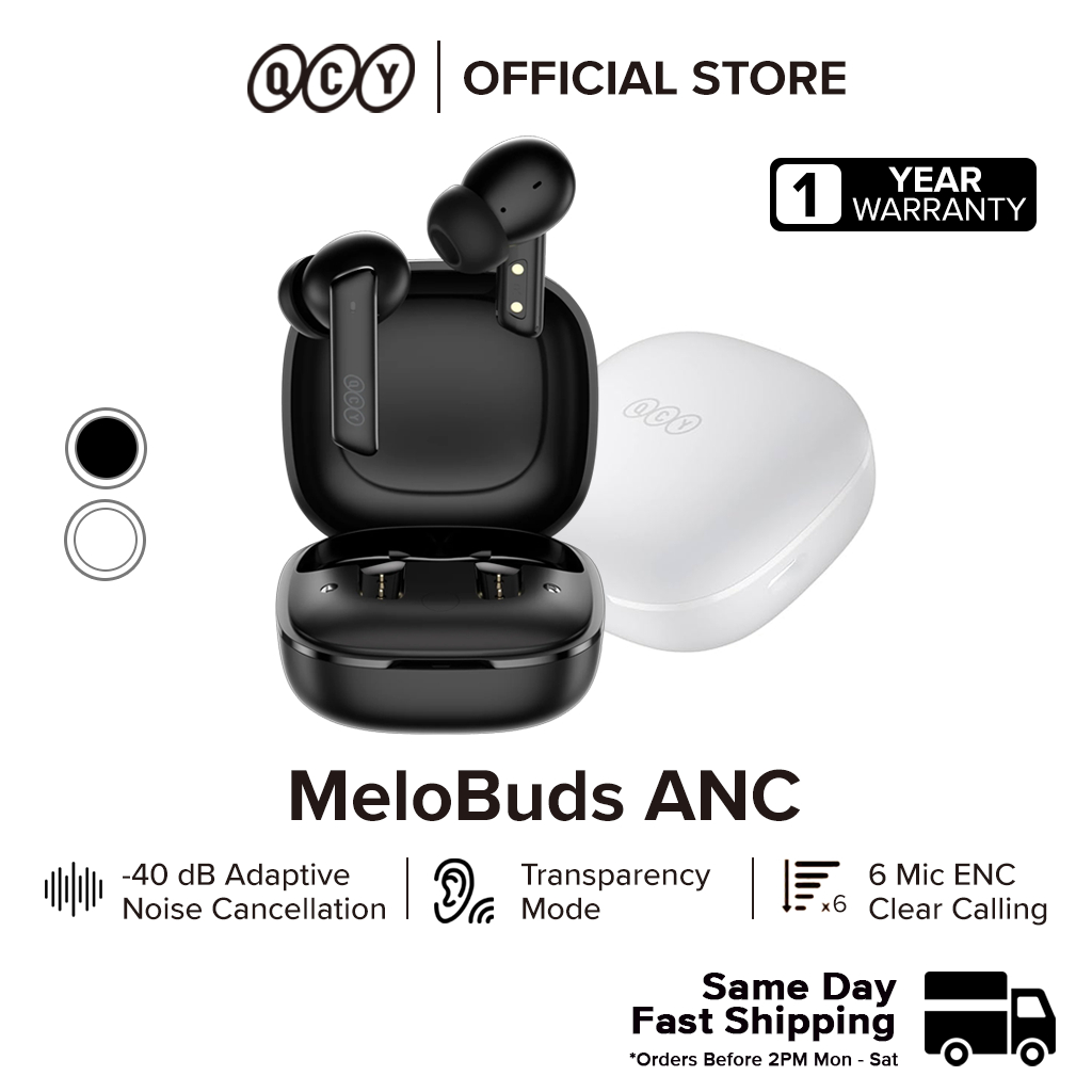 QCY HT05 MeloBuds ANC TWS earbuds Bluetooth 5.2 With 6 Mic Clear ...