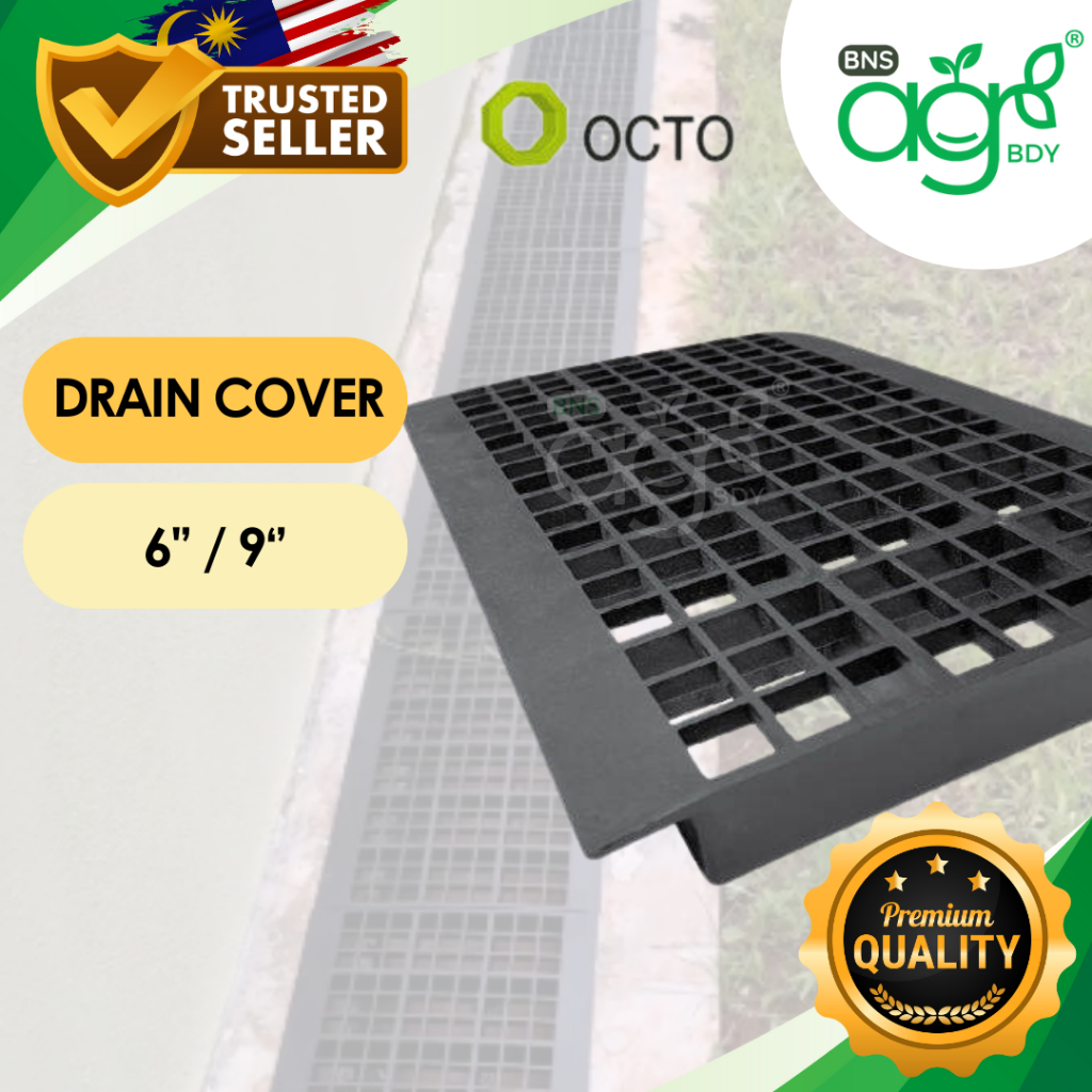 [Min 3pcs] AgroBuddy x OCTO 6'' / 9" Penutup Longkang Plastik | Drain ...