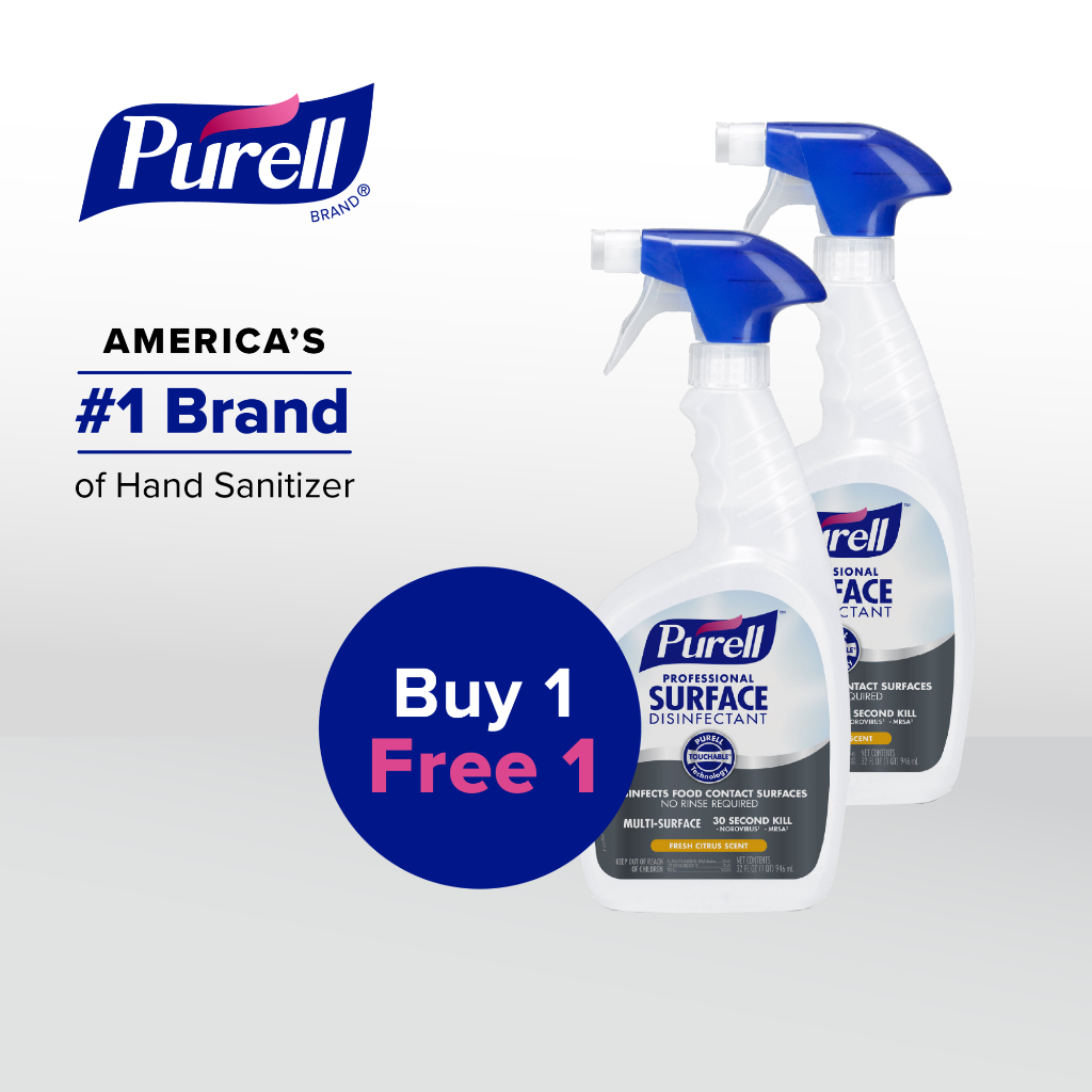 [BUY 1 FREE 1] PURELL® Professional Surface Disinfectant - 32 fl oz ...