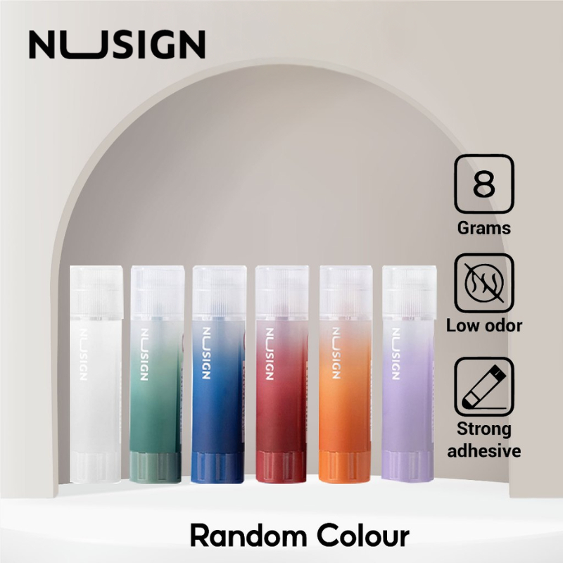 Nusign Strong Aesthetic Transparent Glue Stick (8g/15g/21g) | Shopee ...