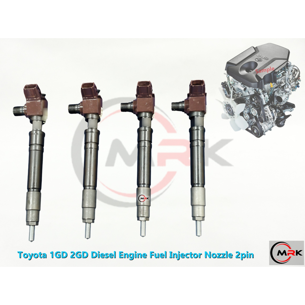 Toyota 1GD 2GD Diesel Engine Fuel Injector Nozzle 2pin 23671-0E010 ...