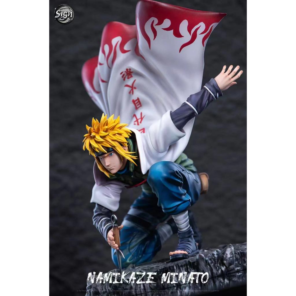 Sign Studio - Minato Namikaze Naruto Resin Statue GK Anime Figure ...