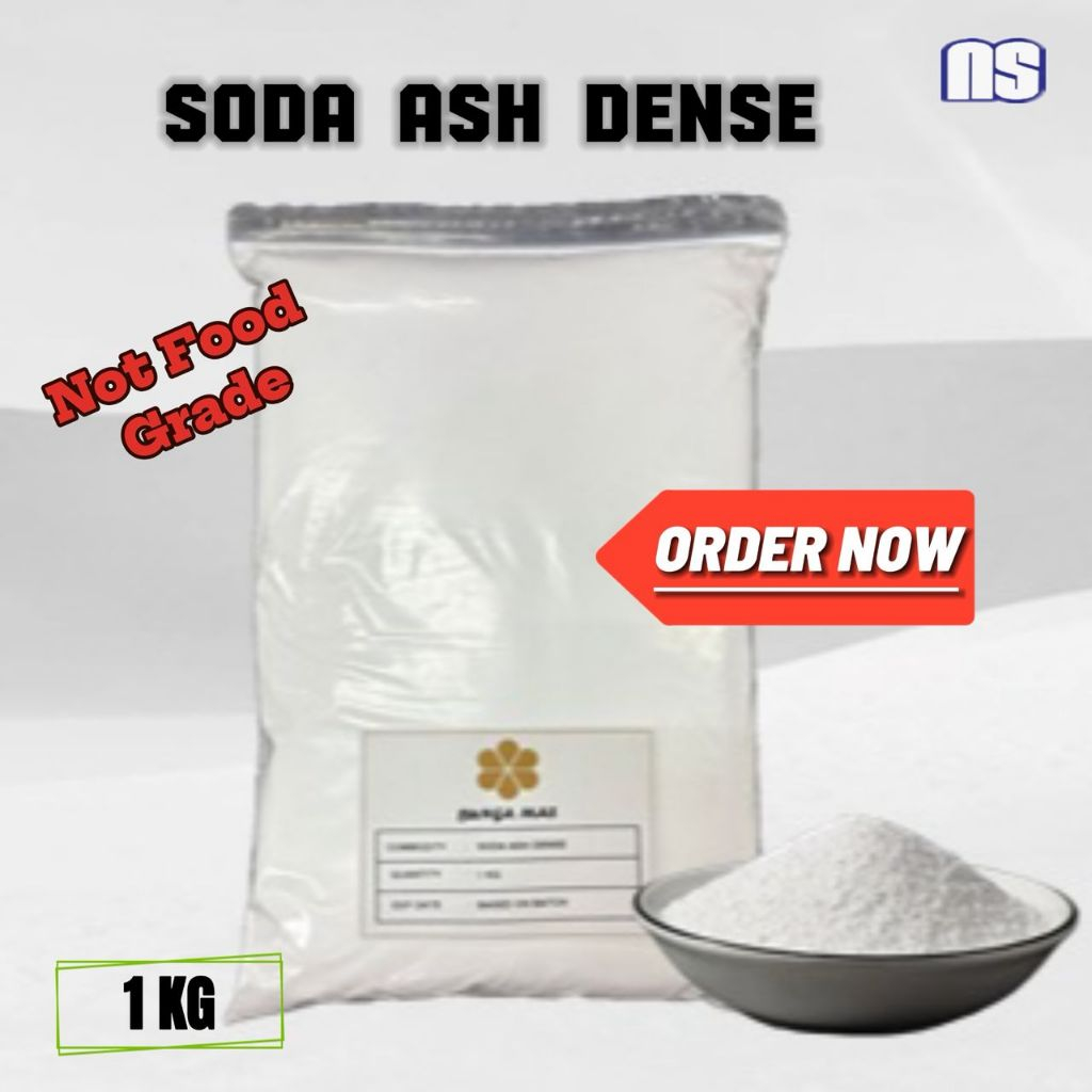 SODA ASH DENSE - TECHNICAL GRADE ( NOT FOOD GRADE ) - 1 KG | Shopee ...
