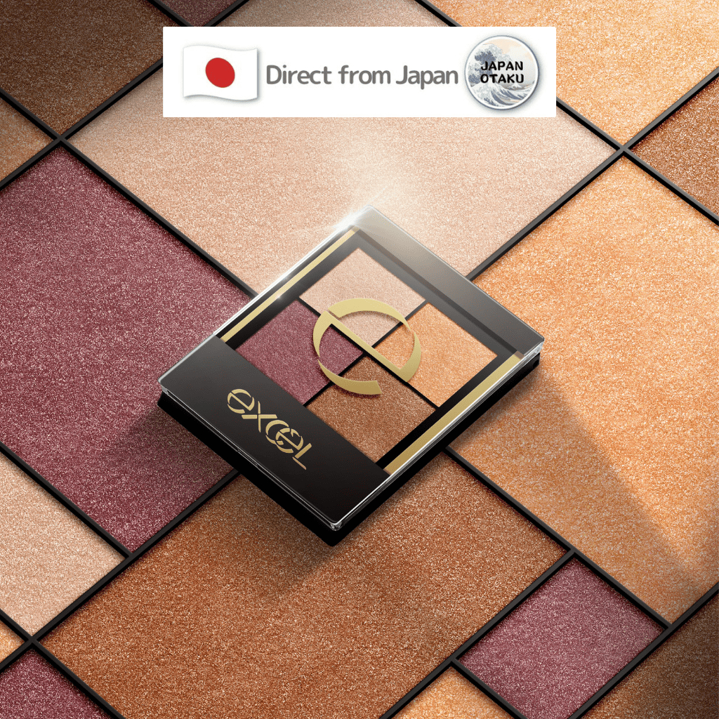 EXCEL Eyeshadow Real Clothes Shadow 4 Colors Palette - Japan | Shopee Malaysia
