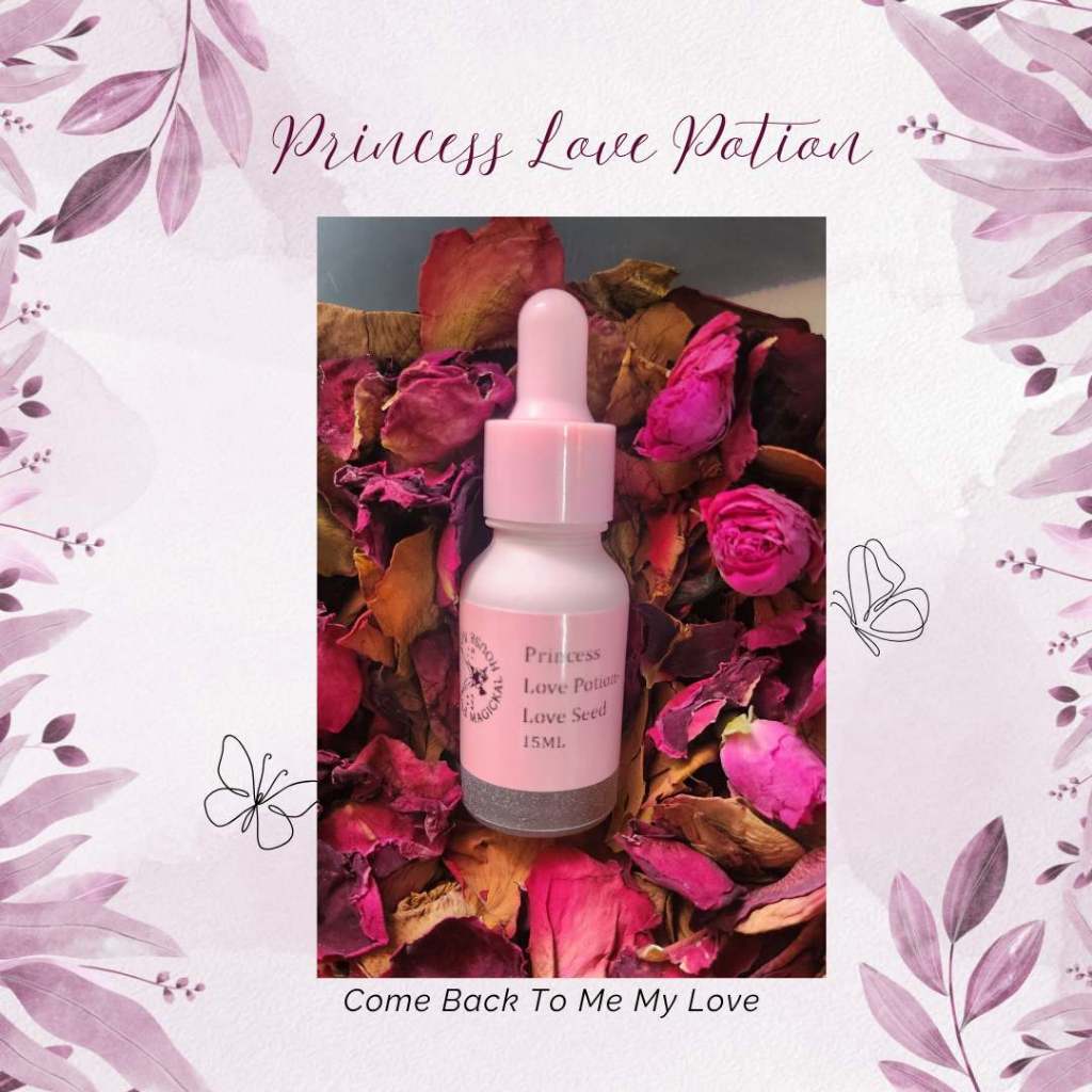 Princess Love Potion -（公主恋爱精华液）提高自爱、魅力和 为你吸引新的爱情 “Improve Self Love ...