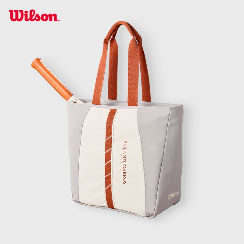 Wilson Roland Garros 2025 Tennis Tote Cream/Clay WR8042401 | Shopee ...