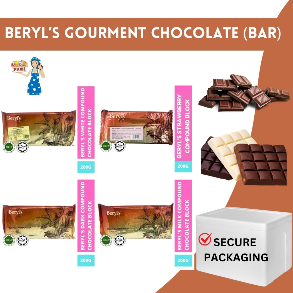 [READY STOCK] BERYL ' S GOURMENT MILK / DARK / WHITE CHOCOLATE (BAR ...