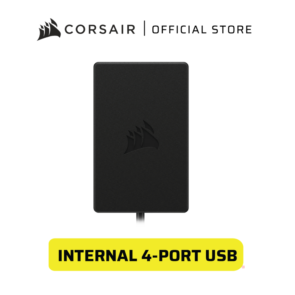 CORSAIR Internal 4-Port USB 2.0 Standard 9-pin port Slim Profile Hub ...