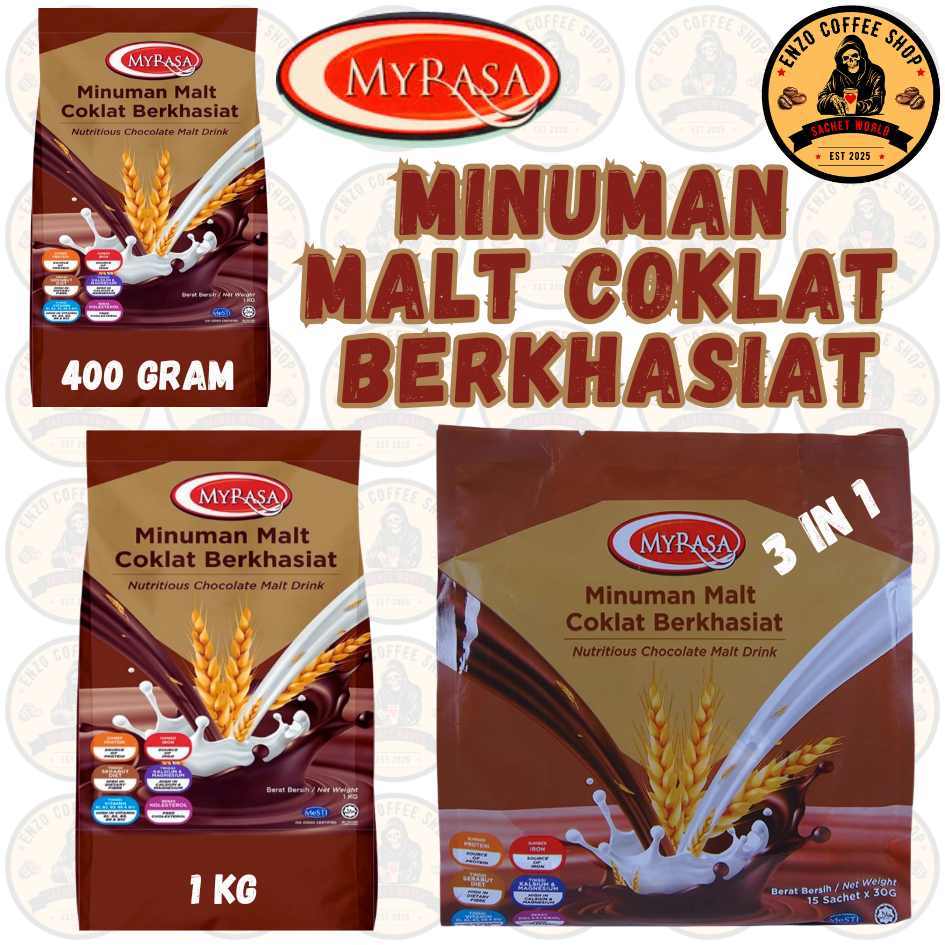 MYRASA MINUMAN MALT COKLAT BERKHASIAT / NUTRITIOUS MALT CHOCOLATE DRINK ...