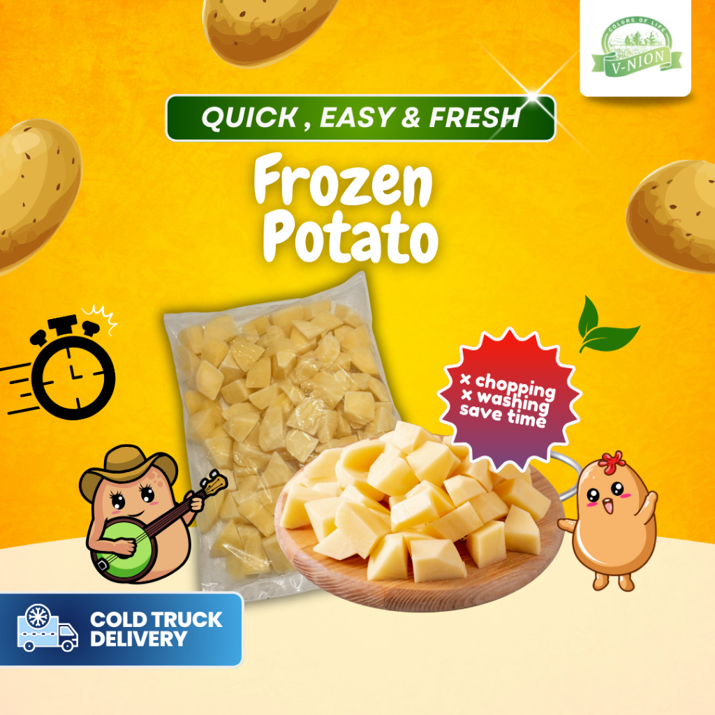 Frozen Potato Cut (Kentang Sejuk Beku)- 1 kg | Shopee Malaysia