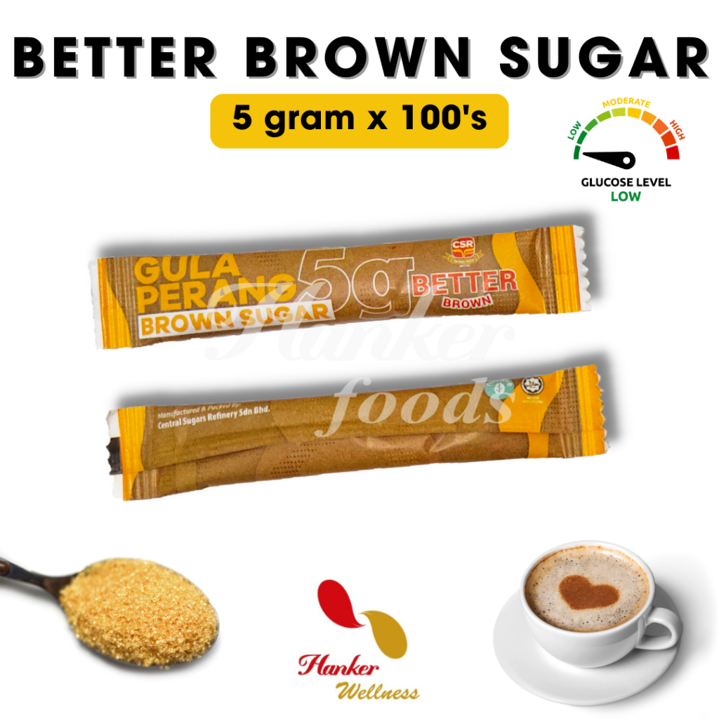 CSR Better Brown Sugar Single Serve Sticks Gula Perang Paket Individu ...
