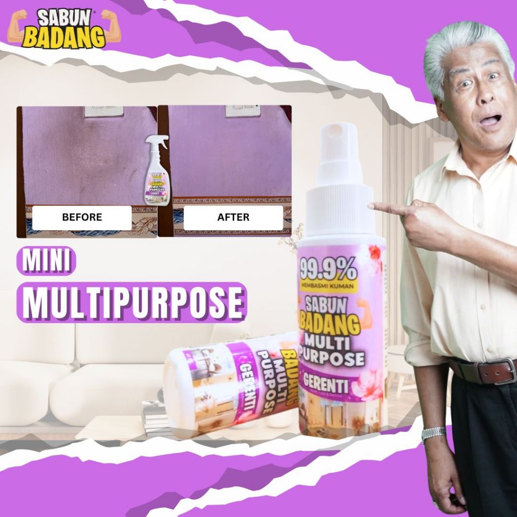 SABUN BADANG MINI MULTIPURPOSE - BERSIH PELBAGAI PERMUKAAN | BERSERI ...