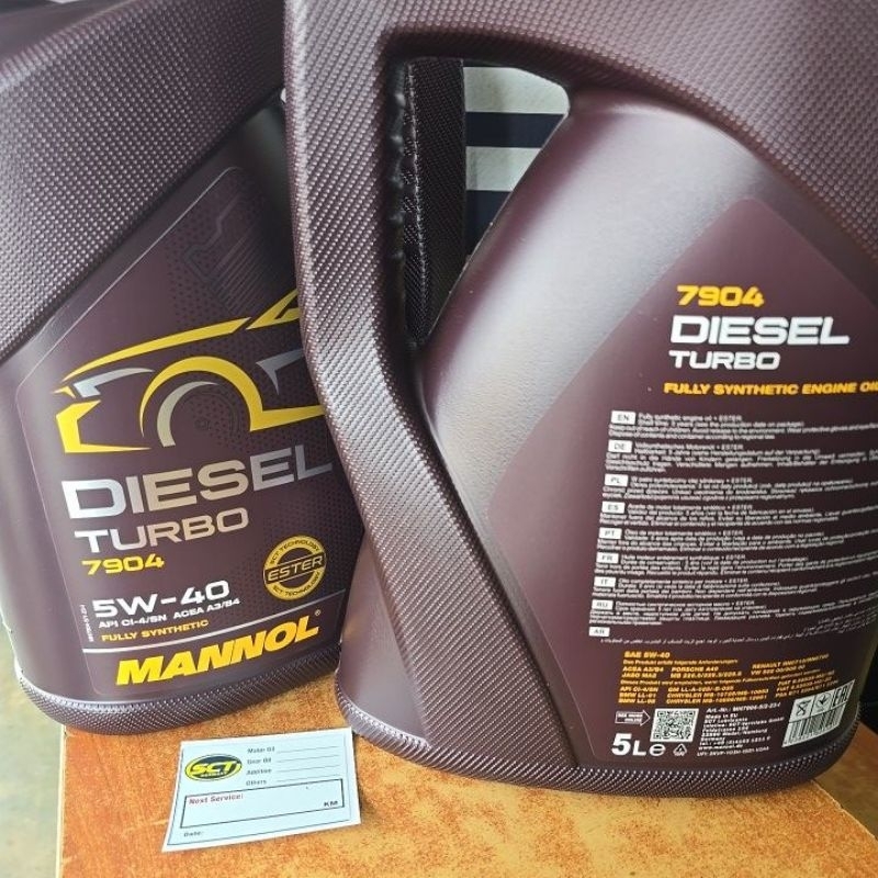 Mannol Diesel Turbo (5Liter) 5w-40/New Packing (Offer)100% Original ...