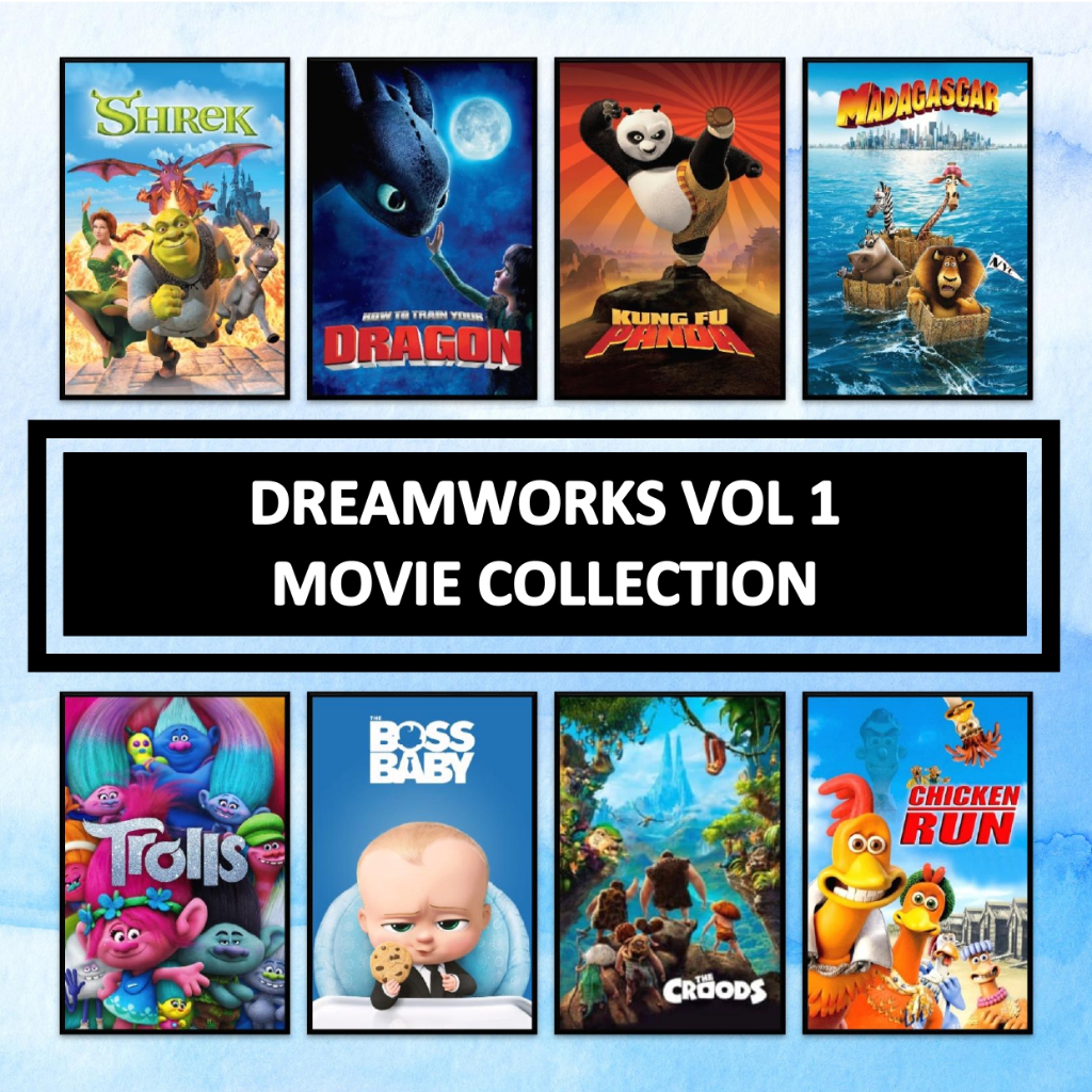 CARTOON | DREAMWORKS VOL 2 ANIMATION COLLECTION | PENDRIVE MOVIE ...