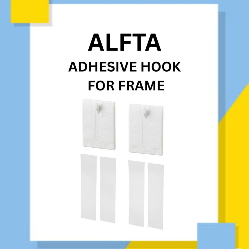 ALFTA Adhesive Hook For Frame ( Set Of 2 ) | Shopee Malaysia