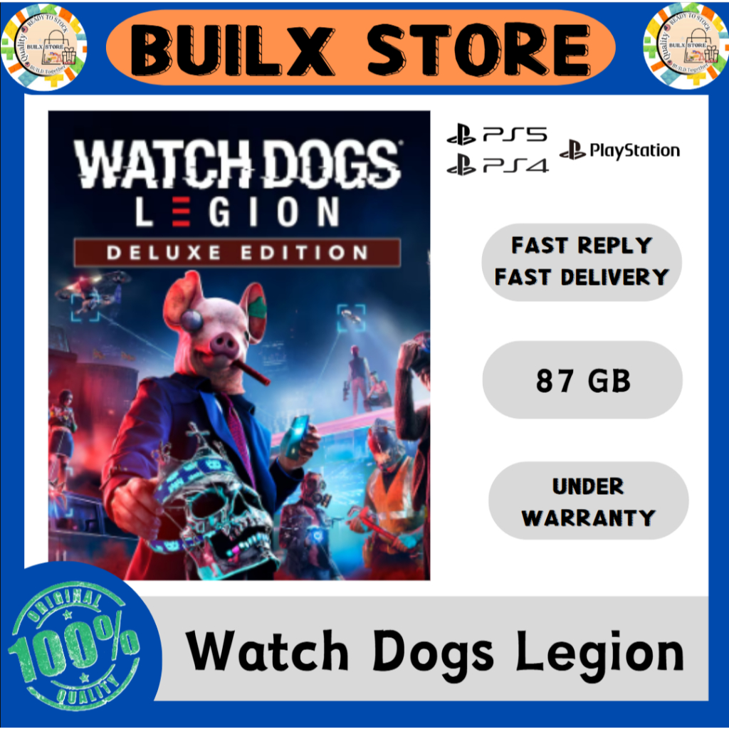 Watch Dogs Legion (Edisi Deluxe / Deluxe Edition) - PS4 & PS5 ...