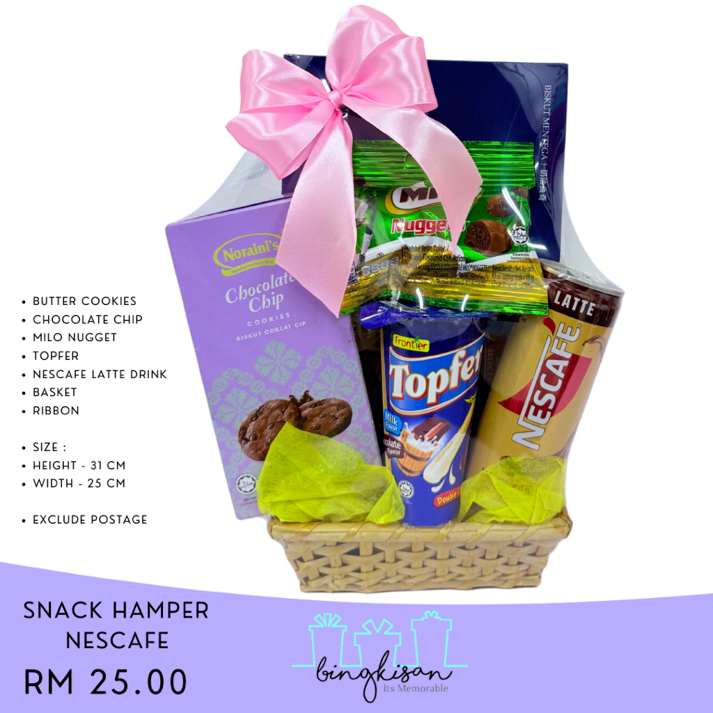 SNACK HAMPER MURAH DAN MAMPU MILIK / HAMPER KUALITI TINGGI | Shopee ...