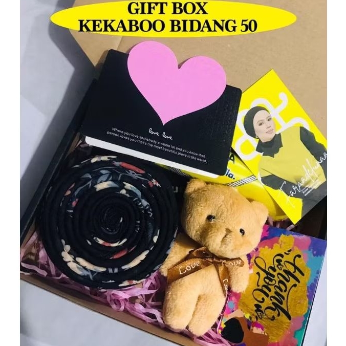Gift Box Tudung KEKABOO bidang 50 Hadiah Hari Guru Hari Ibu | Shopee ...