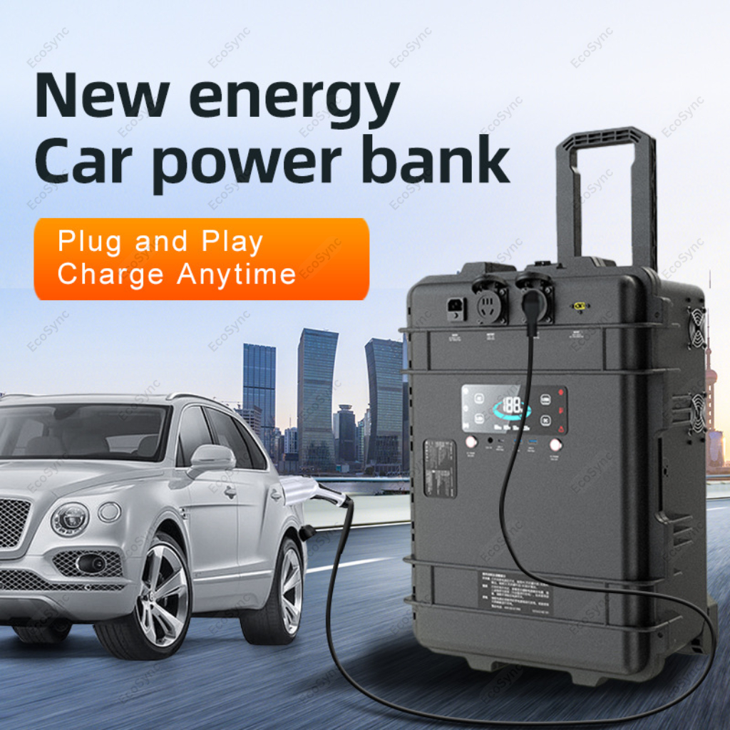 New Energy EV Car Portable Charging Power Bank (Suitcase Style ...