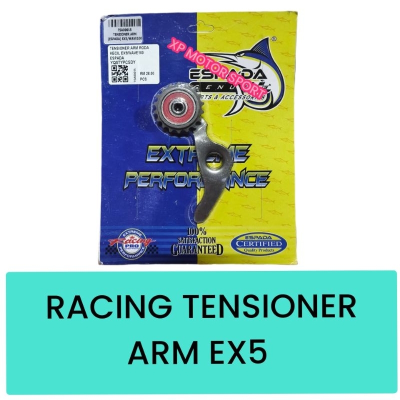 ESPADA Racing Tensioner Arm/Kaki Roller Besi Racing EX5 Dream/Wave100/EX5 Class/C70 | Shopee ...