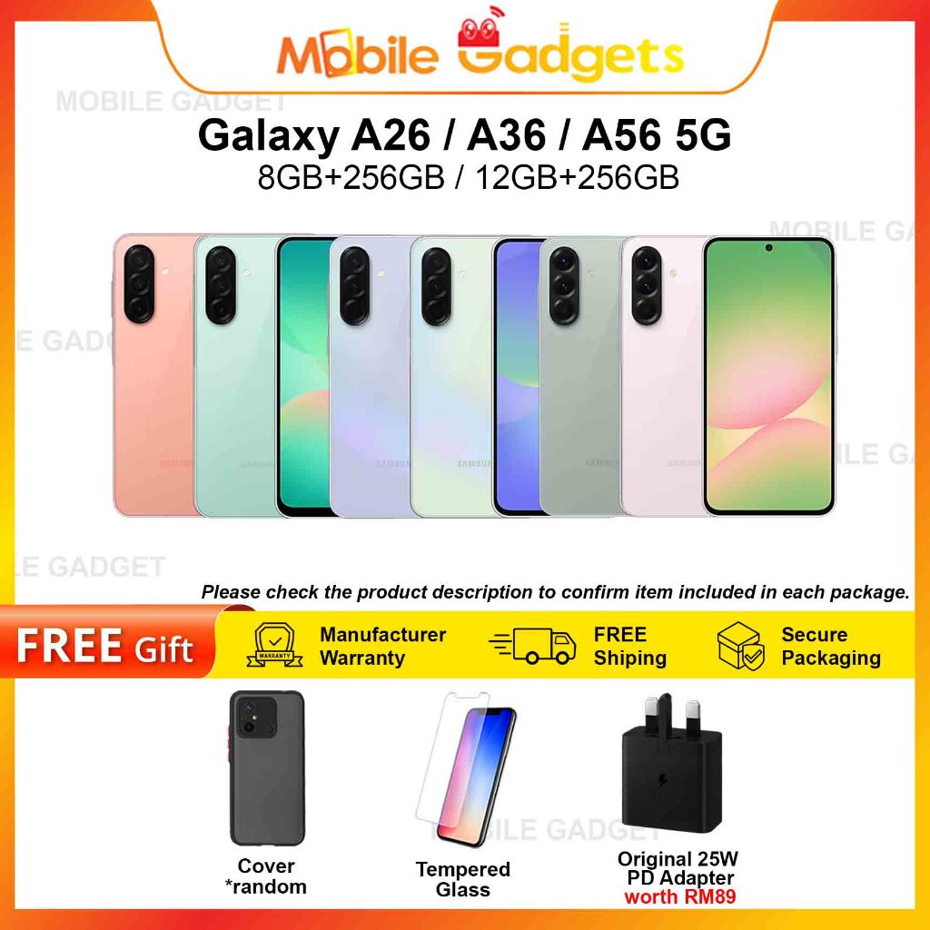 Samsung Galaxy A26 / A36 / Galaxy A56 5G [6GB/12GB+256GB] | Original ...