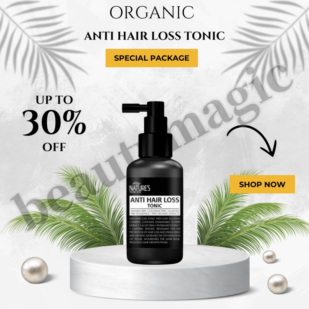 NATURE'S ORGANIC SENSE ANTI HAIR LOSS TONIC 100ML (NATURES) [READY ...