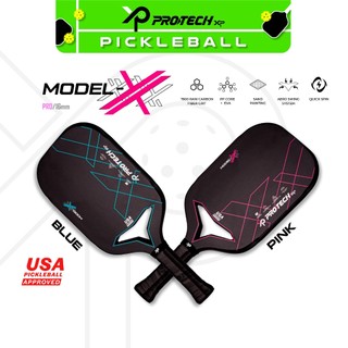 Protech XP Pickleball Paddle-Model X (USAPA Approved) (T800 Raw Carbon ...
