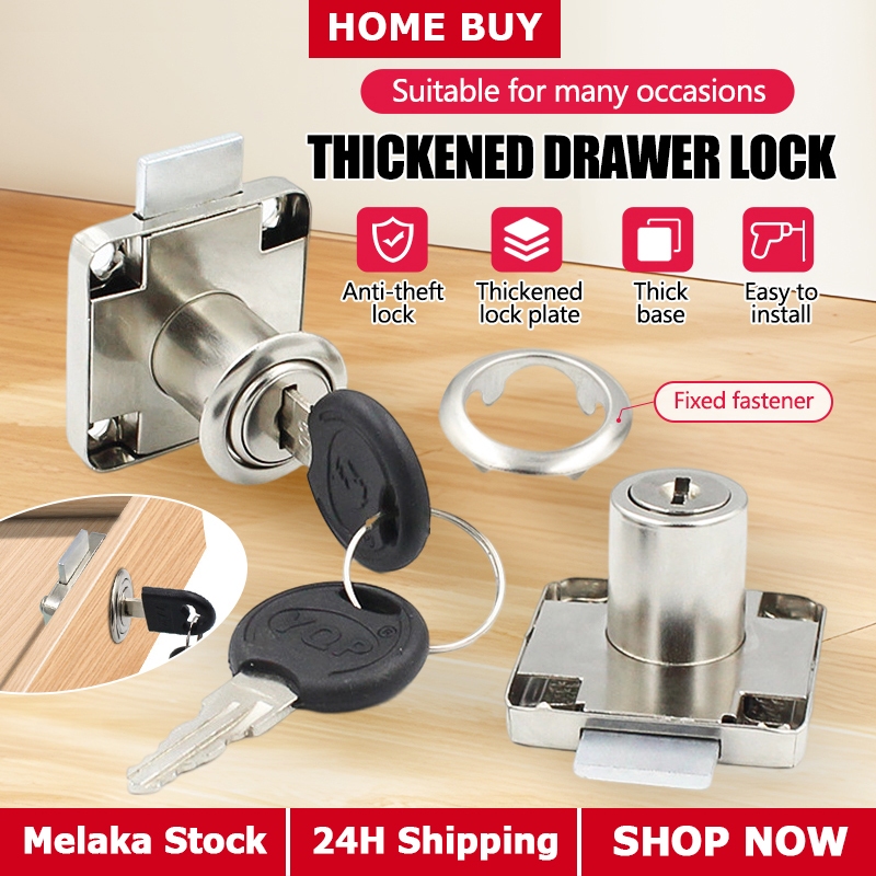 Square Drawer Cabinet Lock Door Furniture Home Office Kunci Laci ...