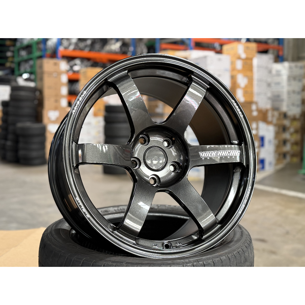 NEW 18 Rays Volk Racing TE37 Saga S Plus Japan Rim (set of 4) Dark ...
