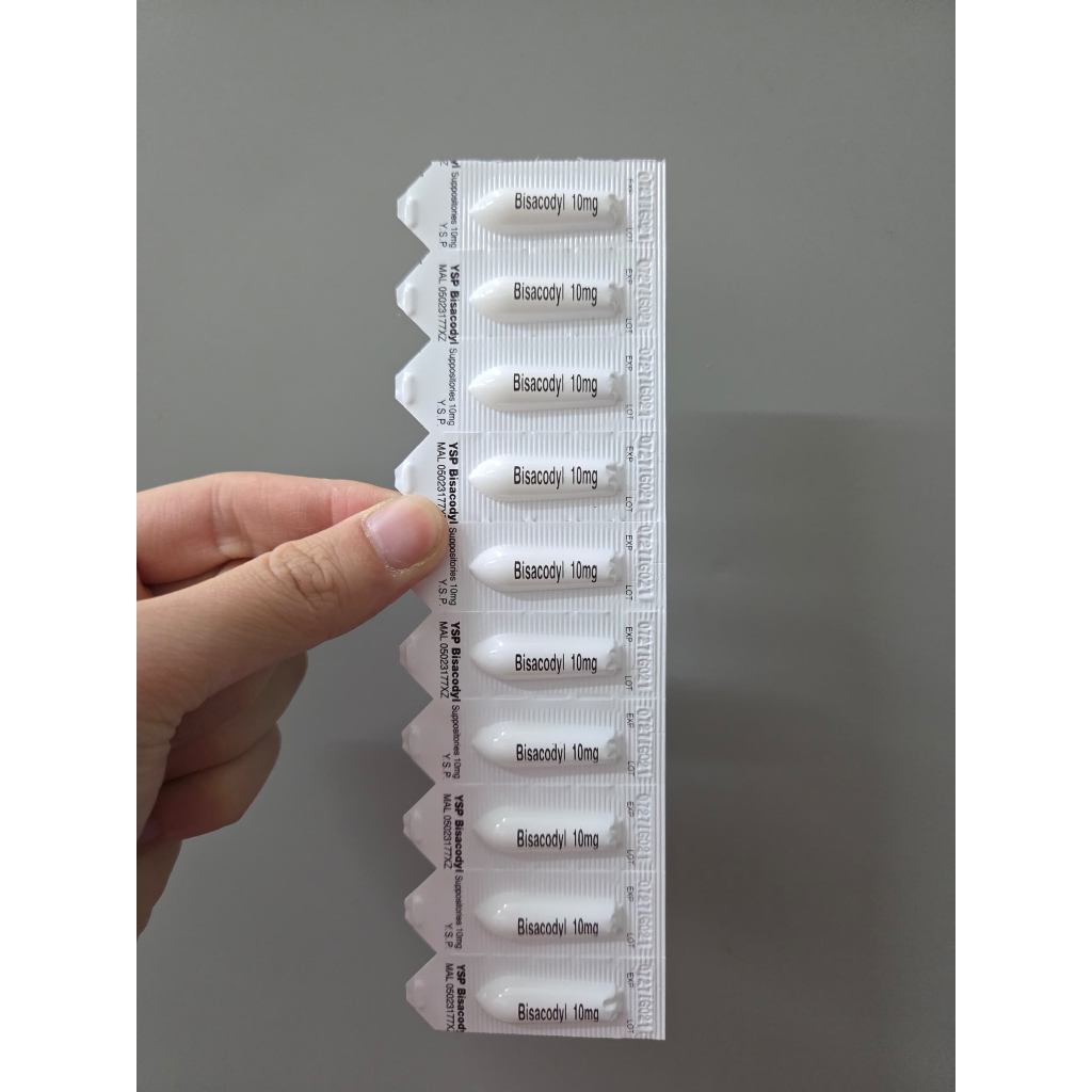 YSP Bisacodyl Suppository Adult 10MG 10'S/STP | Shopee Malaysia