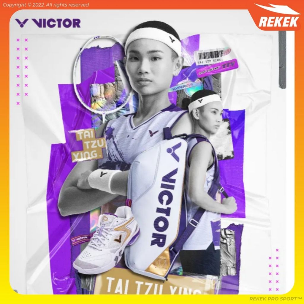 VICTOR Tai Tzu Ying Collection Set Racket Badminton Original VICTOR ...