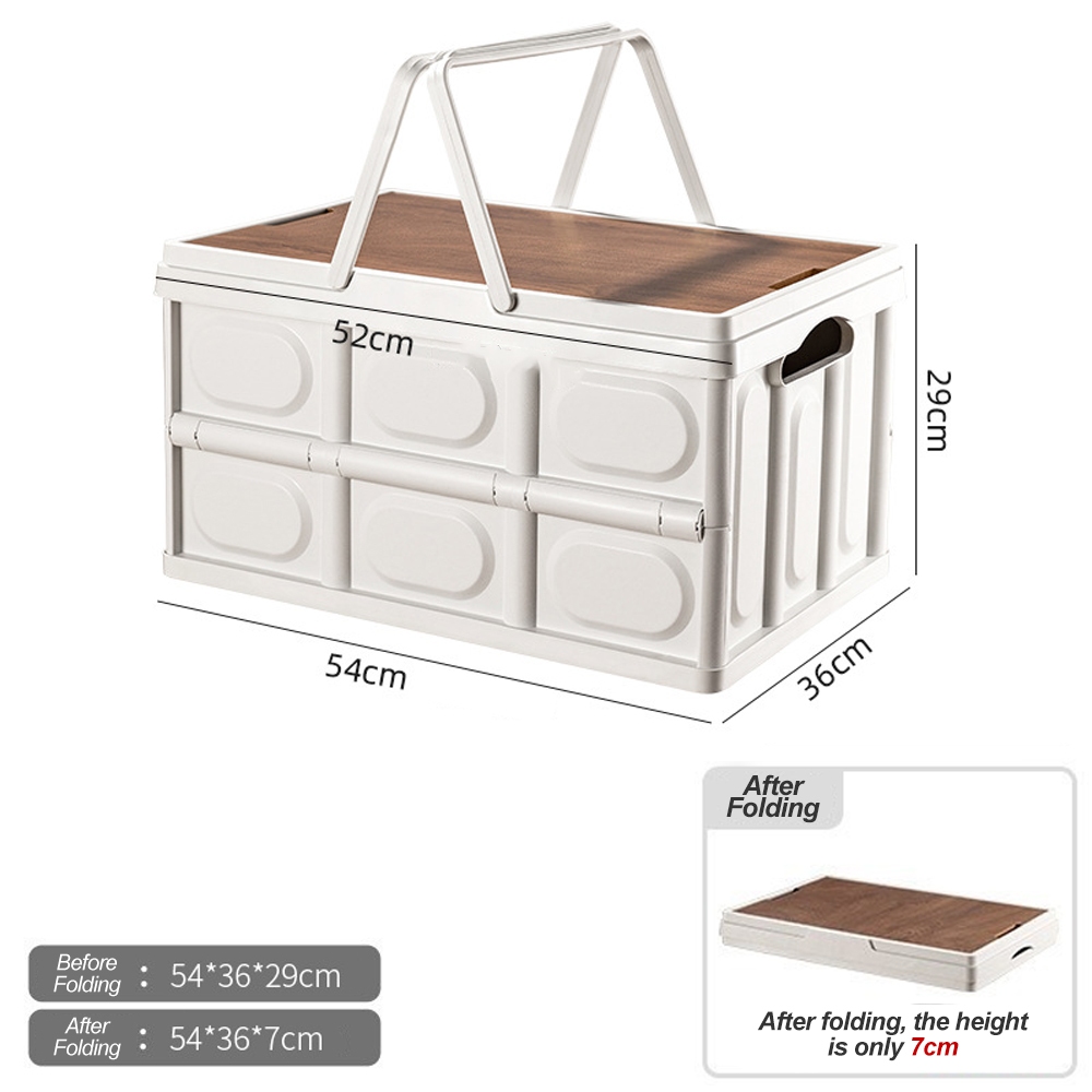 Car trunk Camping Outdoor Folding Box Foldable trunk storage Household ...