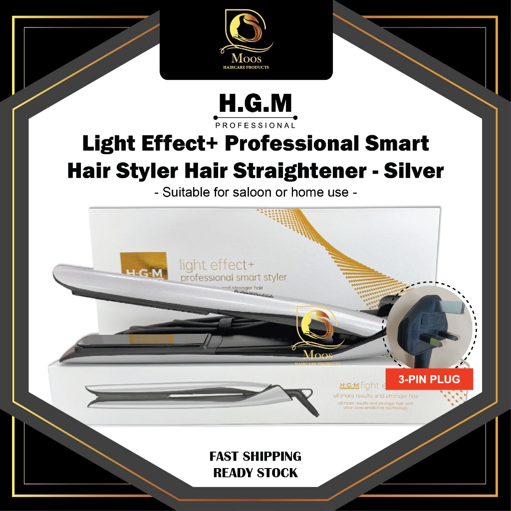 HGM Light Effect+ Professional Smart Hair Styler Hair Straightener ...