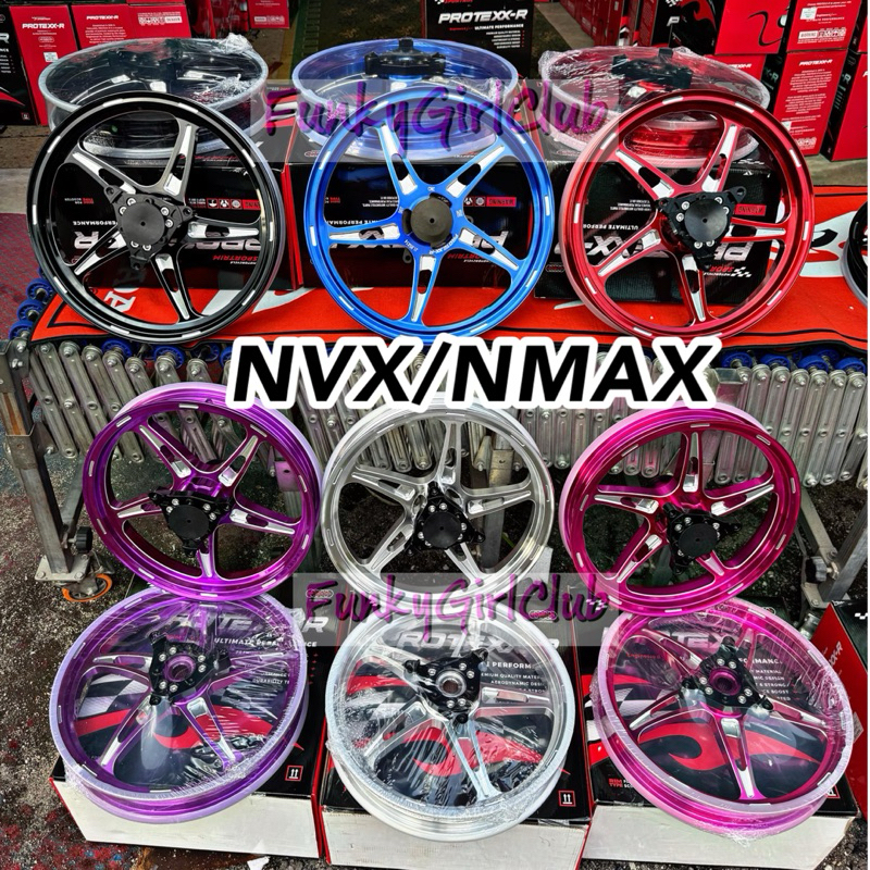 PROTEXX R RIMS NVX 155 NMAX 14 INCH RIM 185/215x14 SPORT RIM YAMAHA ...