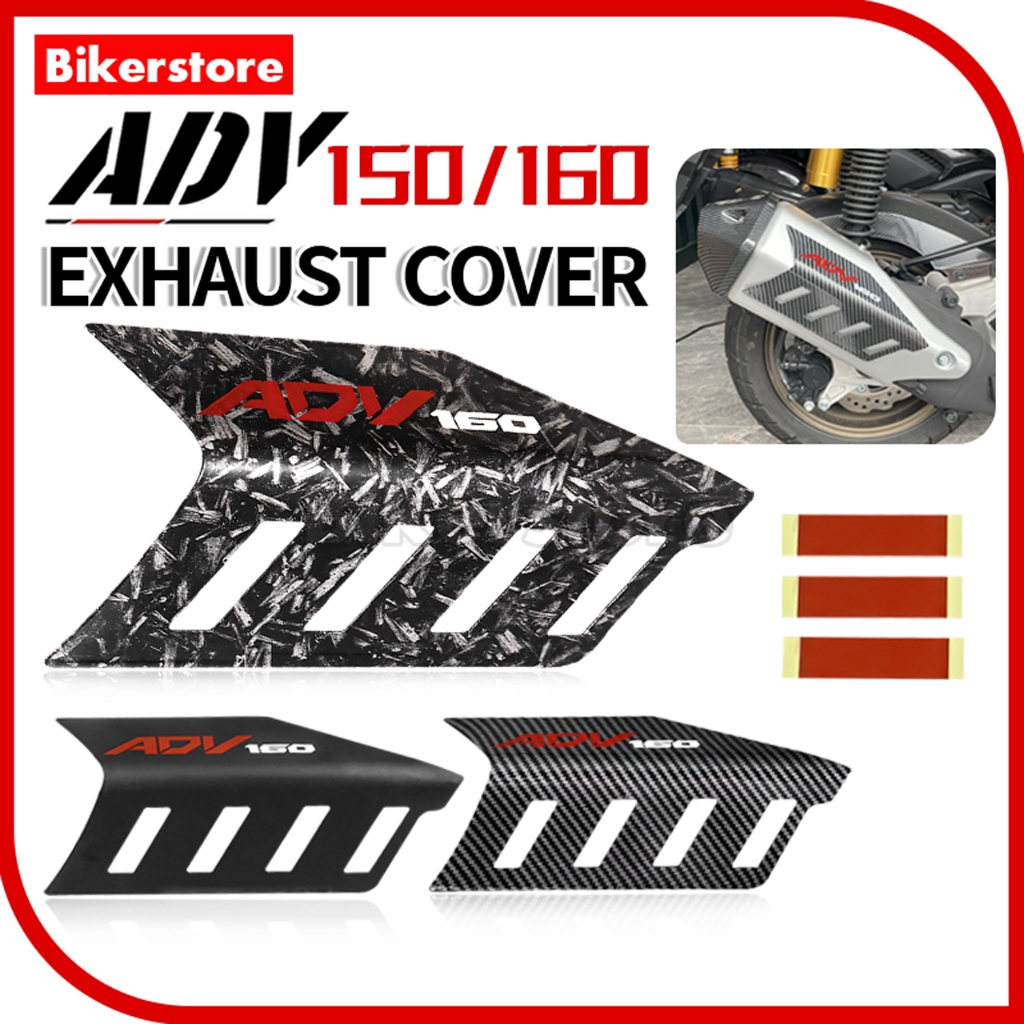 Honda ADV150 ADV160 ADV Exhasut Cover Muffler Proctor Paip Ekzos Exhaust Pipe Muffler Garnish ...