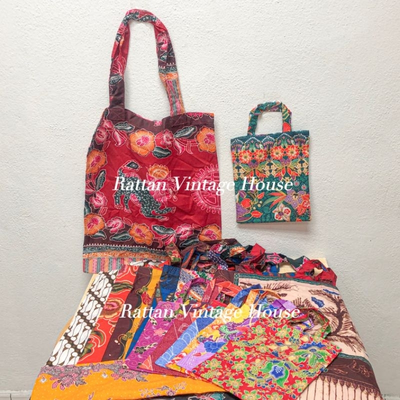 (Rattanvintage)🔥Batik Bag | Batik Shopping Bag | Batik Tote Bag ...