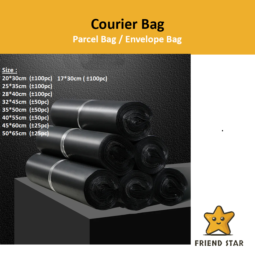 Parcel Kurier Beg [9 Sizes] @Courier Bag@ / Pos Parcel Bag / Flyer Bag ...