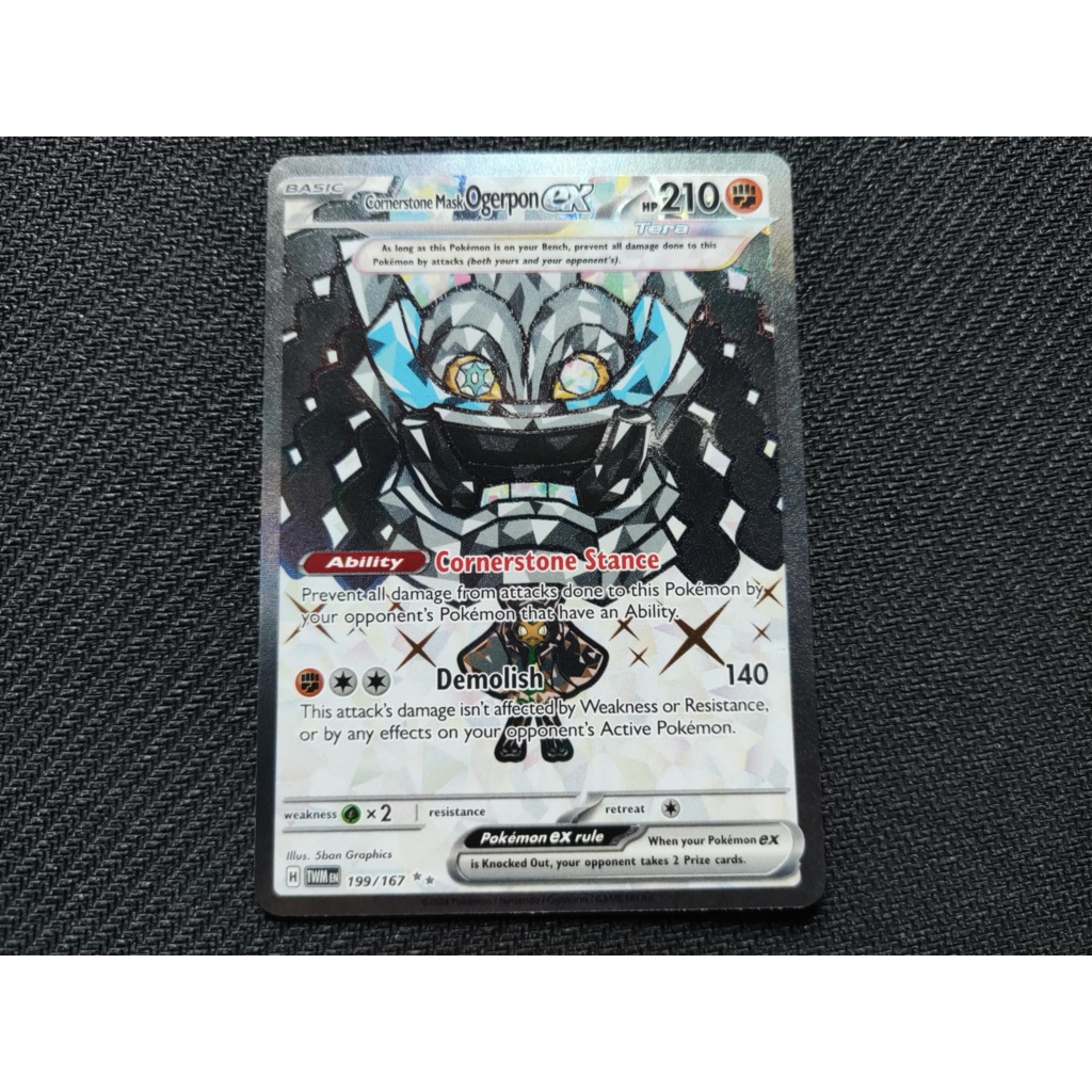 Pokemon TCG - Cornerstone Mask Ogerpon EX Tera | Shopee Malaysia