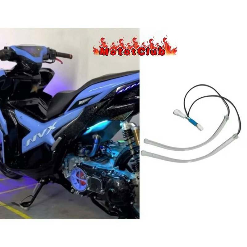 NVX Y15 Y16 LC V8 LAMPU CACING BELAKANG nvx v1 v2 NVX155 Lampu Cover ...