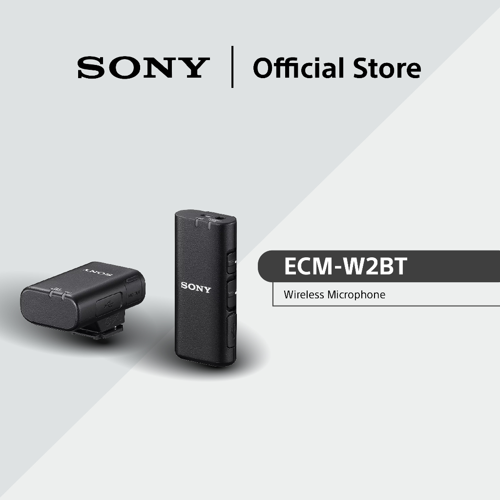 Sony ECM-W2BT Wireless Microphone | ECM-W2BT | Shopee Malaysia
