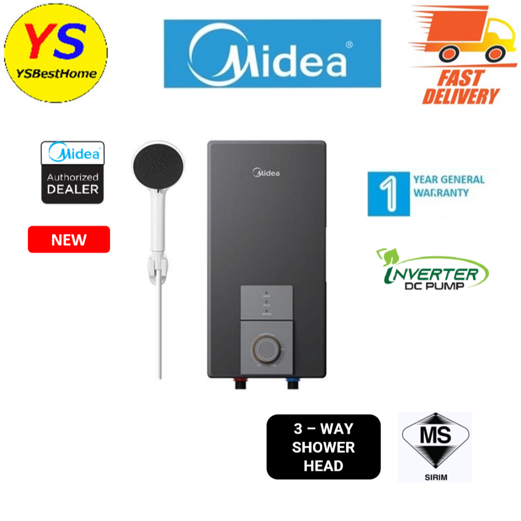 MIDEA WATER HEATER MWH-4501MMBPMY(C) (new) / MWH-38U3-SL / MWH-38P3 ...