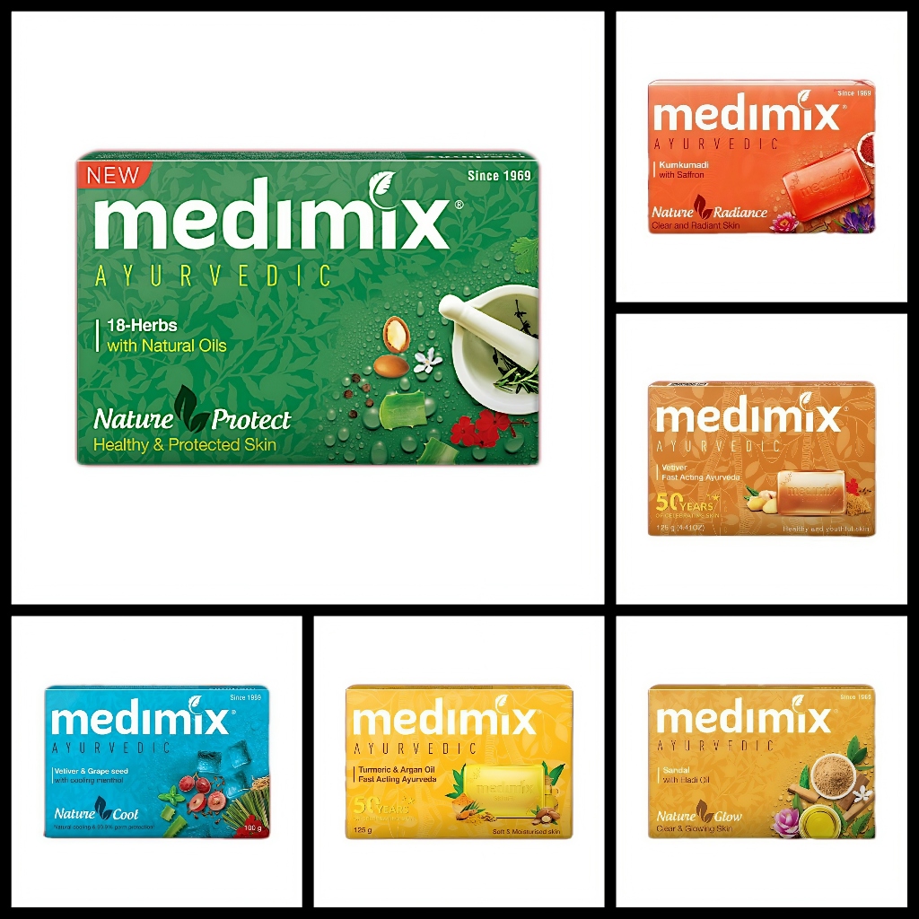 Medimix Ayurvedic Soaps 125gm × 5pcs | Shopee Malaysia